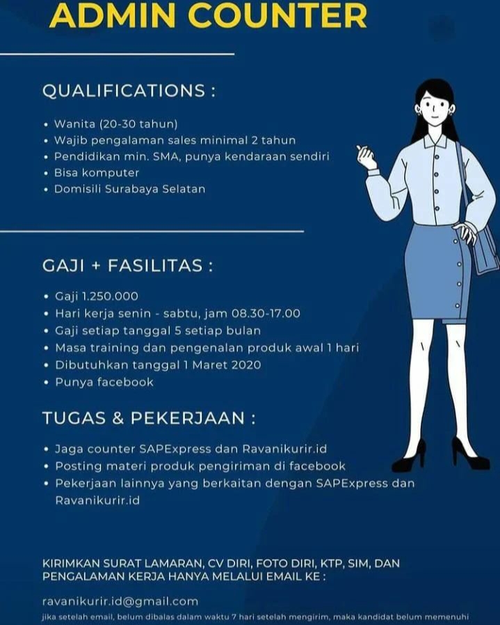 ADMIN COUNTER – SMK KRIAN 2 Sidoarjo