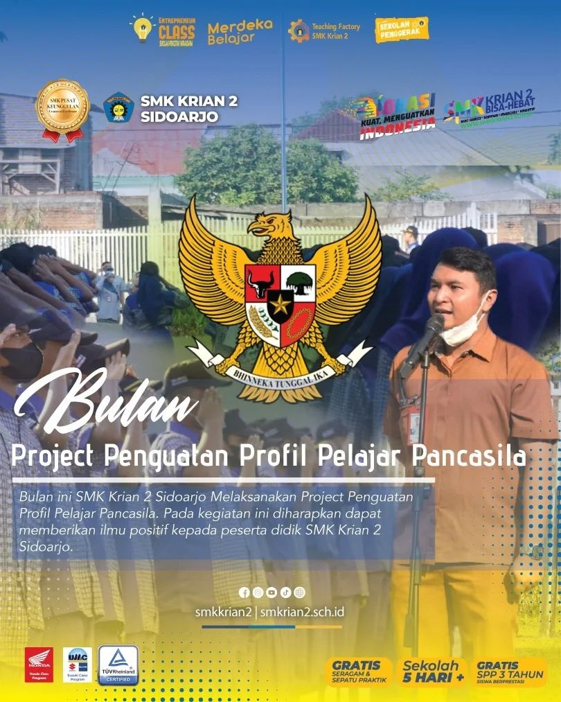 PROJECT PENGUATAN PROFIL PELAJAR PANCASILA – SMK KRIAN 2 Sidoarjo
