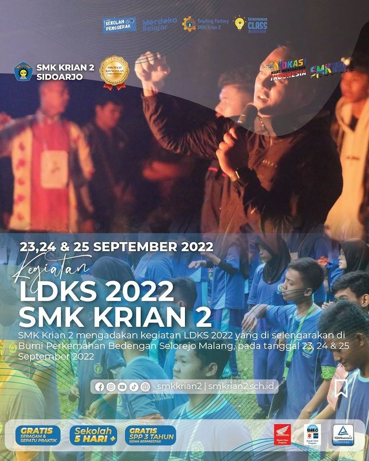 KEGIATAN LDKS 2022 – SMK KRIAN 2 Sidoarjo
