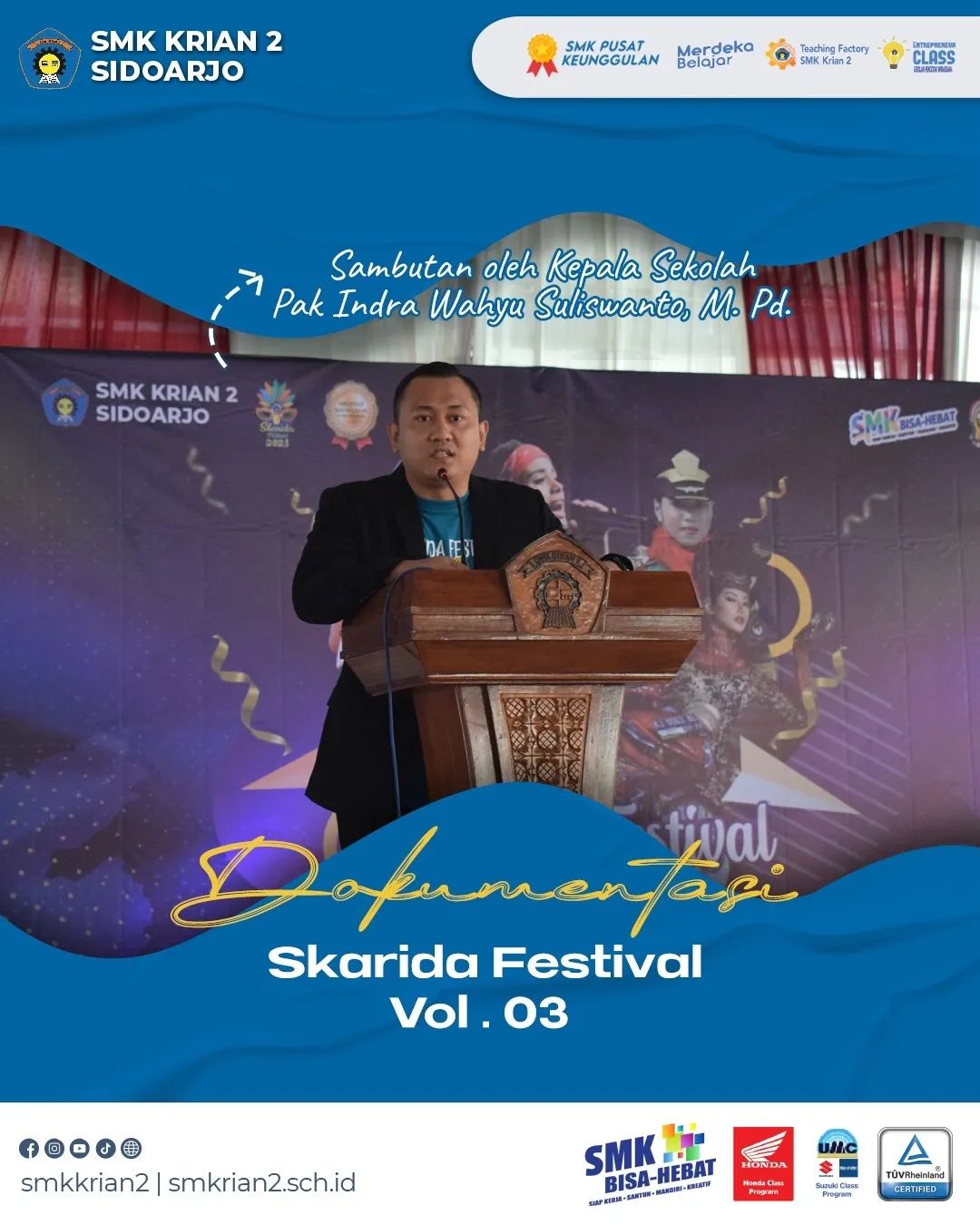 DOKUMENTASI SKARIDA FESTIVAL VOL.03 – SMK KRIAN 2 Sidoarjo